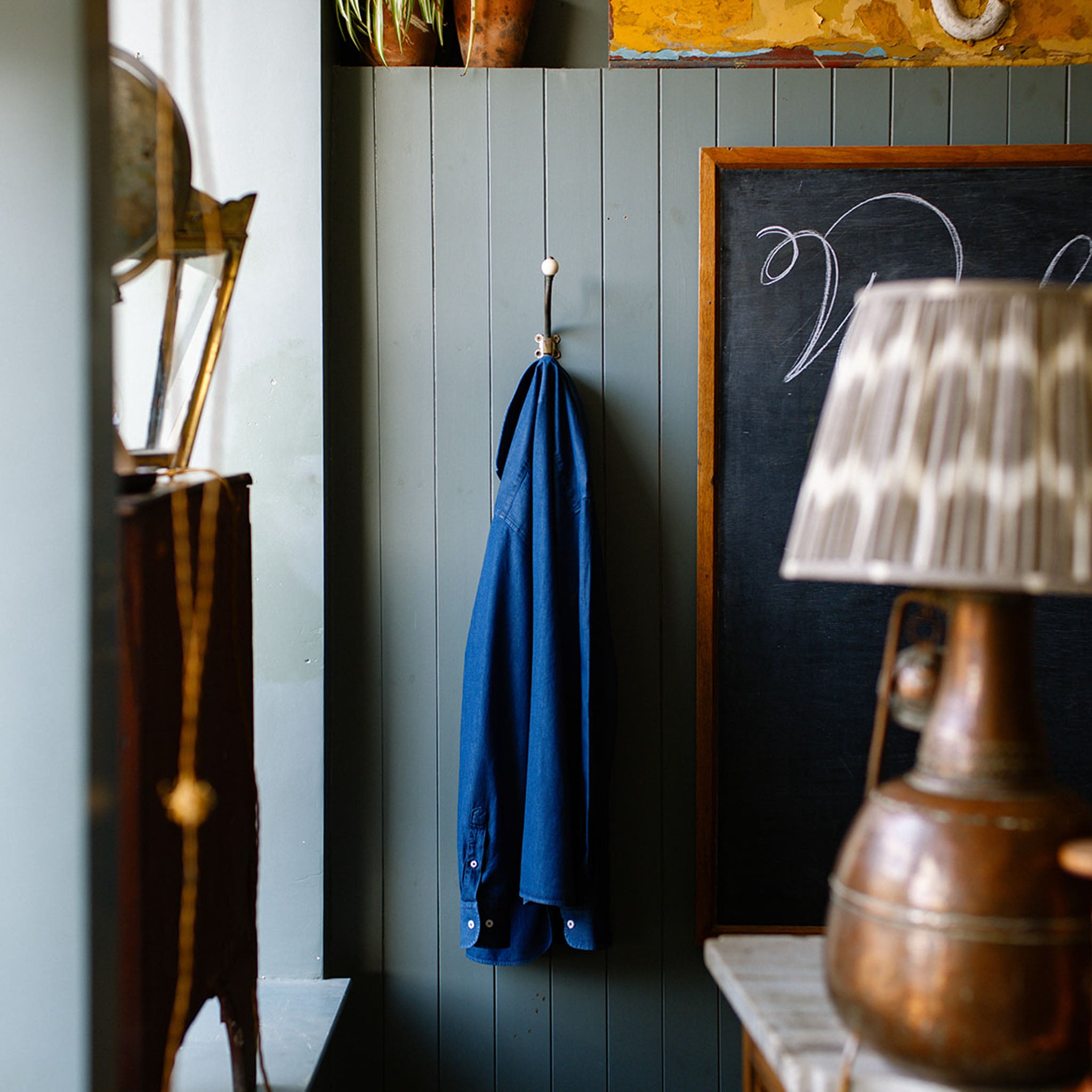 Men's Casual Dark Indigo Denim Shirt – Kempt