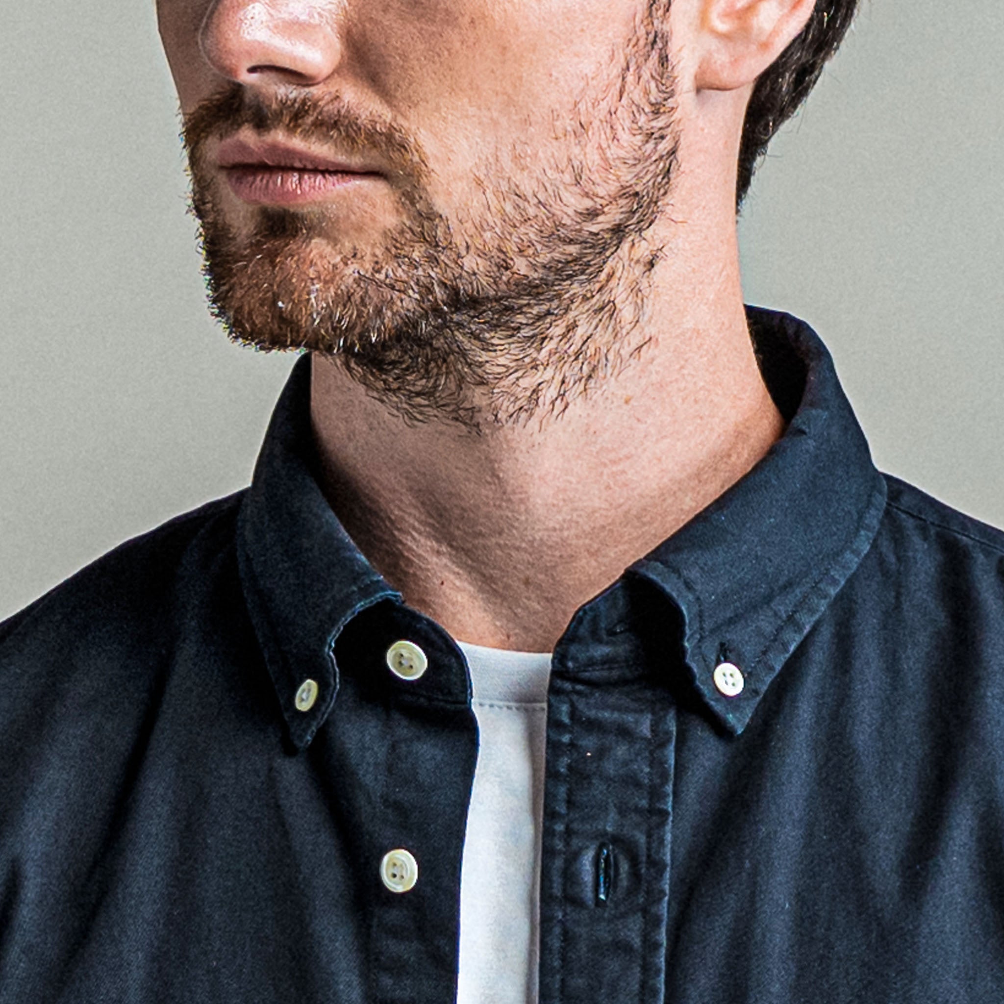 Men's Casual Black Brushed Cotton Shirt – Kempt